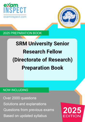 Buy SRM University Senior Research Fellow (Directorate of Research ...