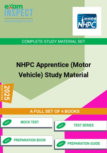 Buy NHPC Apprentice (Motor Vehicle) Study Material 2025 Edition - JET ...