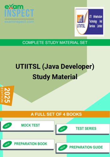 Buy UTIITSL (Java Developer) Study Material 2025 Edition - JET Exam ...