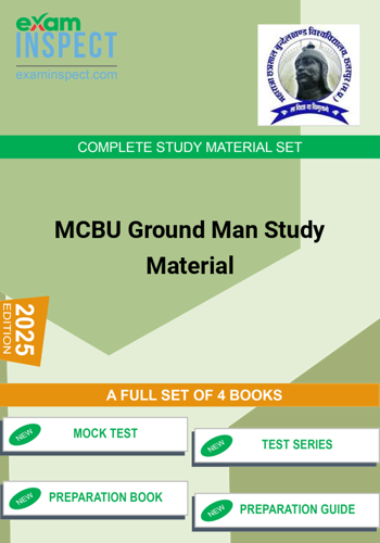 Buy MCBU Ground Man Study Material 2025 Edition - JET Exam Publication