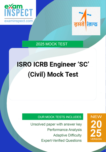 Buy ISRO ICRB Engineer ‘SC’ (Civil) Mock Test 2025 Edition - JET Exam ...