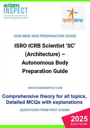 ISRO ICRB Scientist ‘SC’ (Architecture) – Autonomous Body Preparation ...
