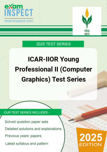 ICAR-IIOR Young Professional II (Computer Graphics) Test Series - JET ...