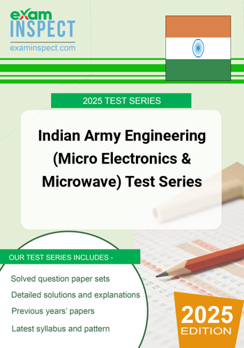 Buy Indian Army Engineering (Micro Electronics & Microwave) Test Series ...