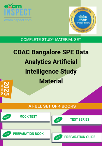 CDAC Bangalore SPE Data Analytics Artificial Intelligence Study Material - JET Exam Publication