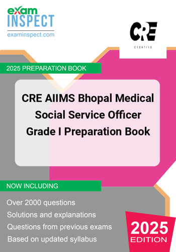 Buy CRE AIIMS Bhopal Medical Social Service Officer Grade I Preparation ...