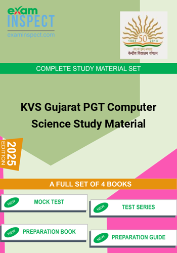 Buy KVS Gujarat PGT Computer Science Study Material 2025 Edition - JET ...
