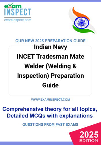 Buy Indian Navy INCET Tradesman Mate Welder (Welding & Inspection) Preparation Guide 2025 ...