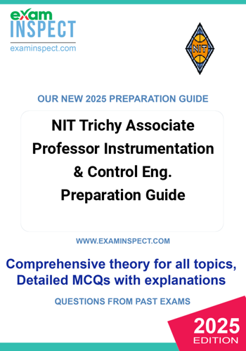 Buy NIT Trichy Associate Professor Instrumentation & Control Eng ...