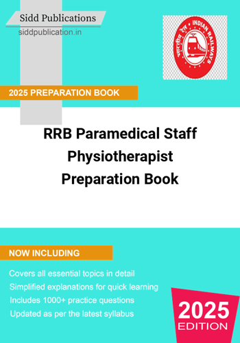 Buy RRB Paramedical Staff Physiotherapist Preparation Book 2025 Edition ...